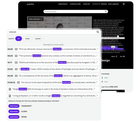 Underline Science | Access Academic Videos & Scientific Conferences Online