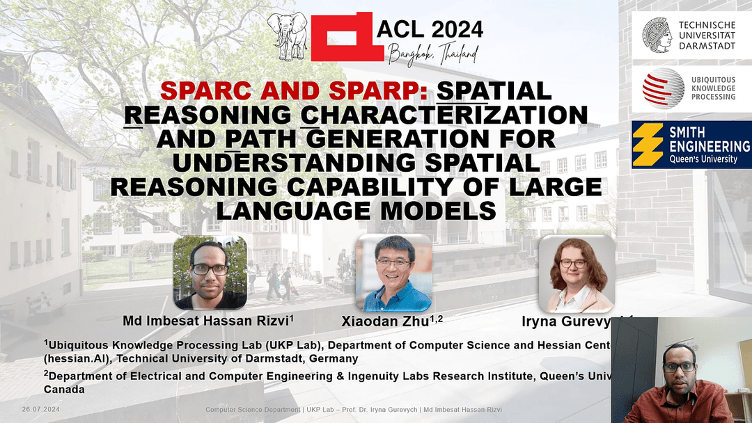 SpaRC and SpaRP: Spatial Reasoning Characterization and Path Generation for Understanding ...
