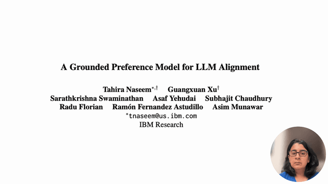 Underline | A Grounded Preference Model for LLM Alignment