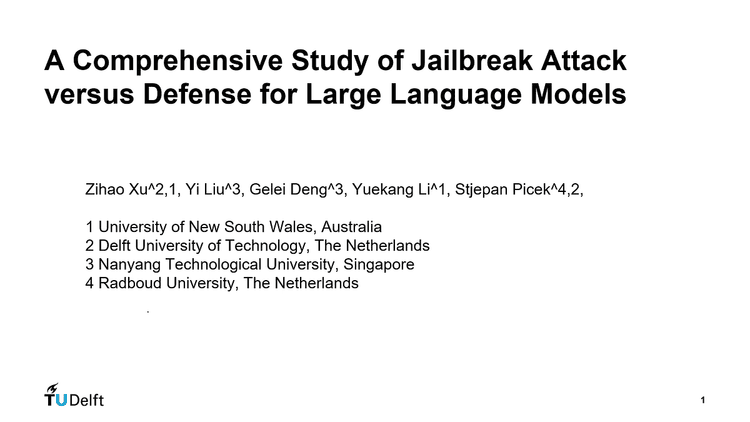 Underline | A Comprehensive Study of Jailbreak Attack versus Defense ...