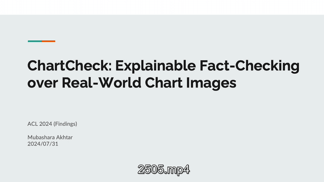 Underline | ChartCheck: Explainable Fact-Checking over Real-World Chart Images