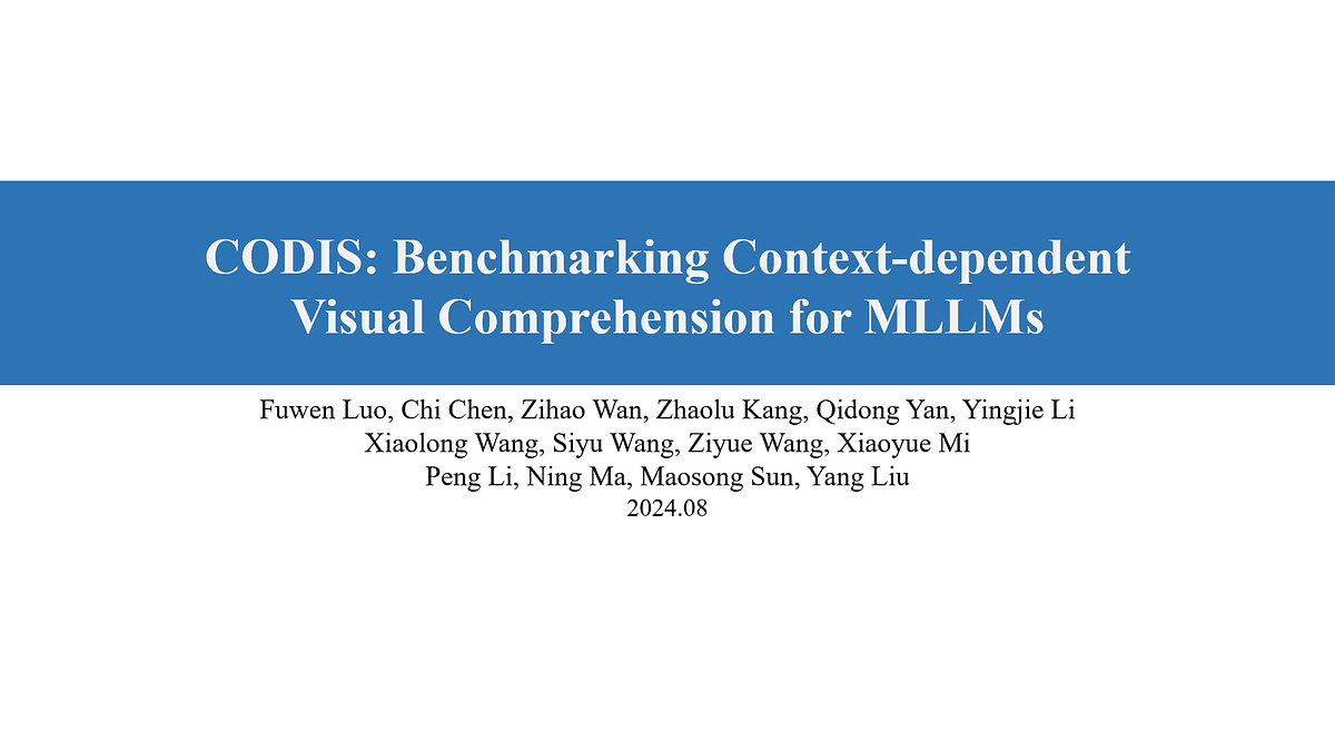 Codis Benchmarking Context Dependent Visual Comprehension For Multimodal Large Language Models