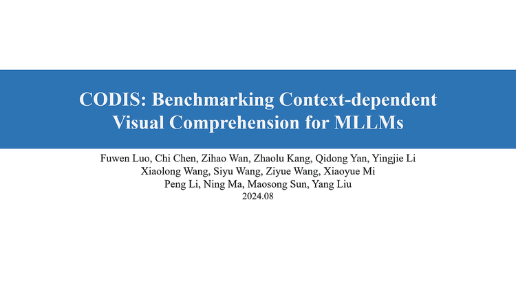 CODIS: Benchmarking Context-dependent Visual Comprehension for ...