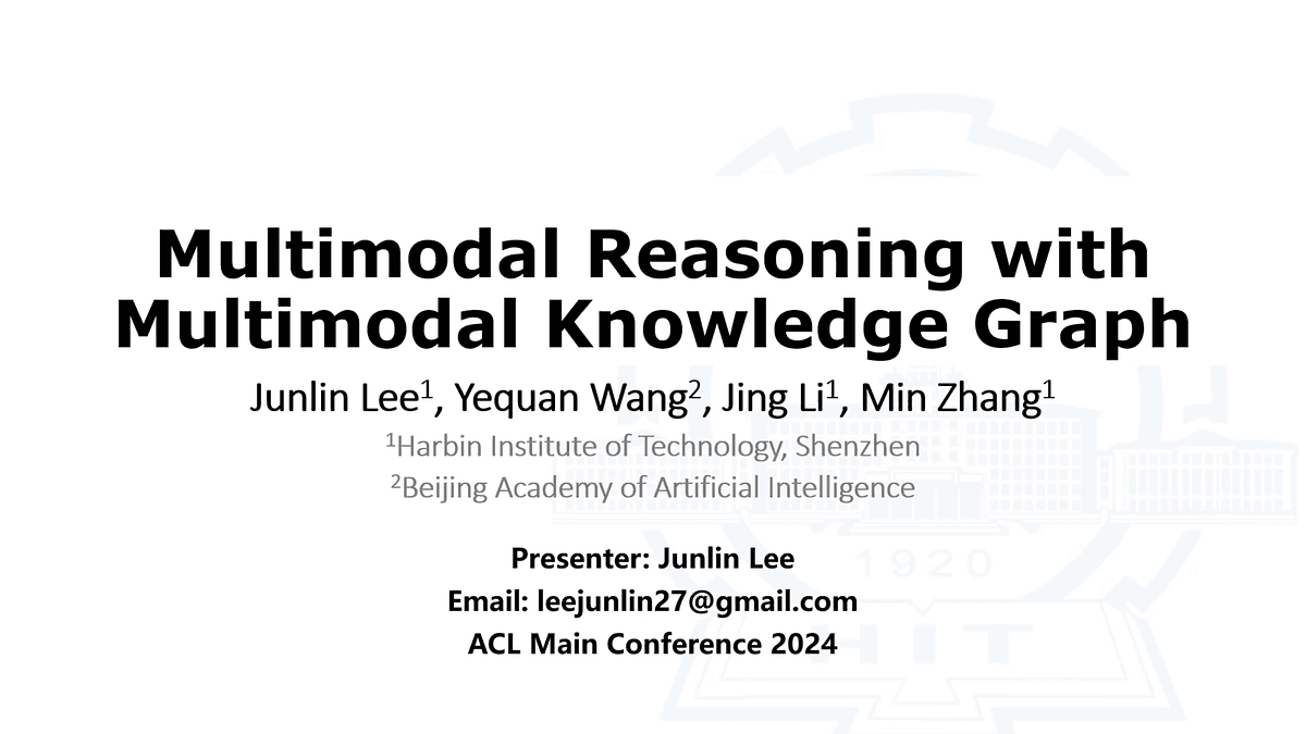 Underline | Multimodal Reasoning with Multimodal Knowledge Graph