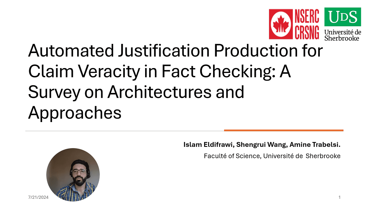 Automated Justification Production for Claim Veracity in Fact Checking: A Survey on ...