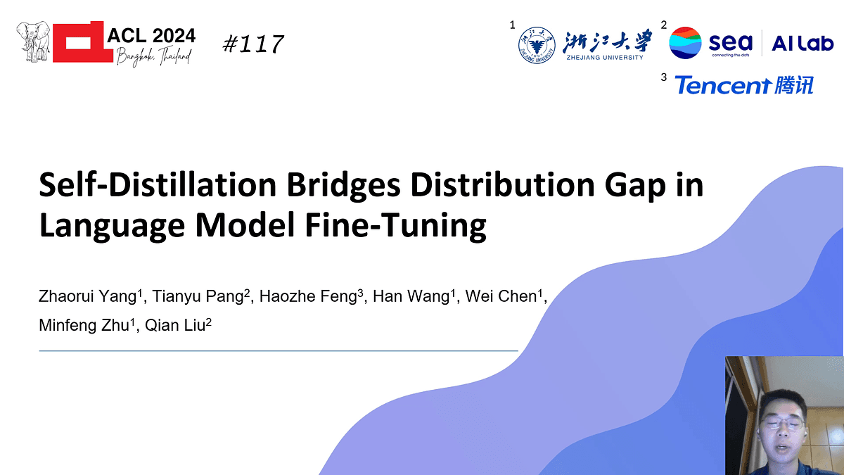 Underline | Self-Distillation Bridges Distribution Gap in Language ...