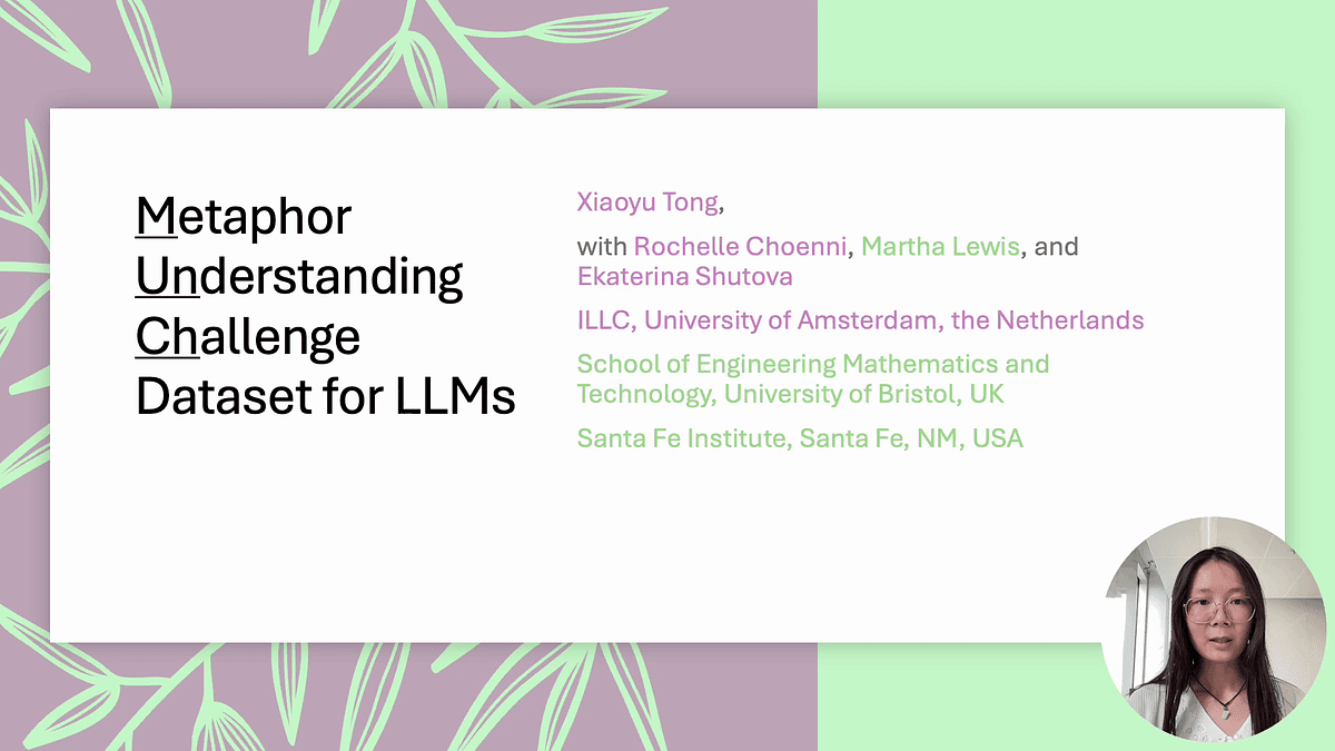 Metaphor Understanding Challenge Dataset for LLMs | Underline