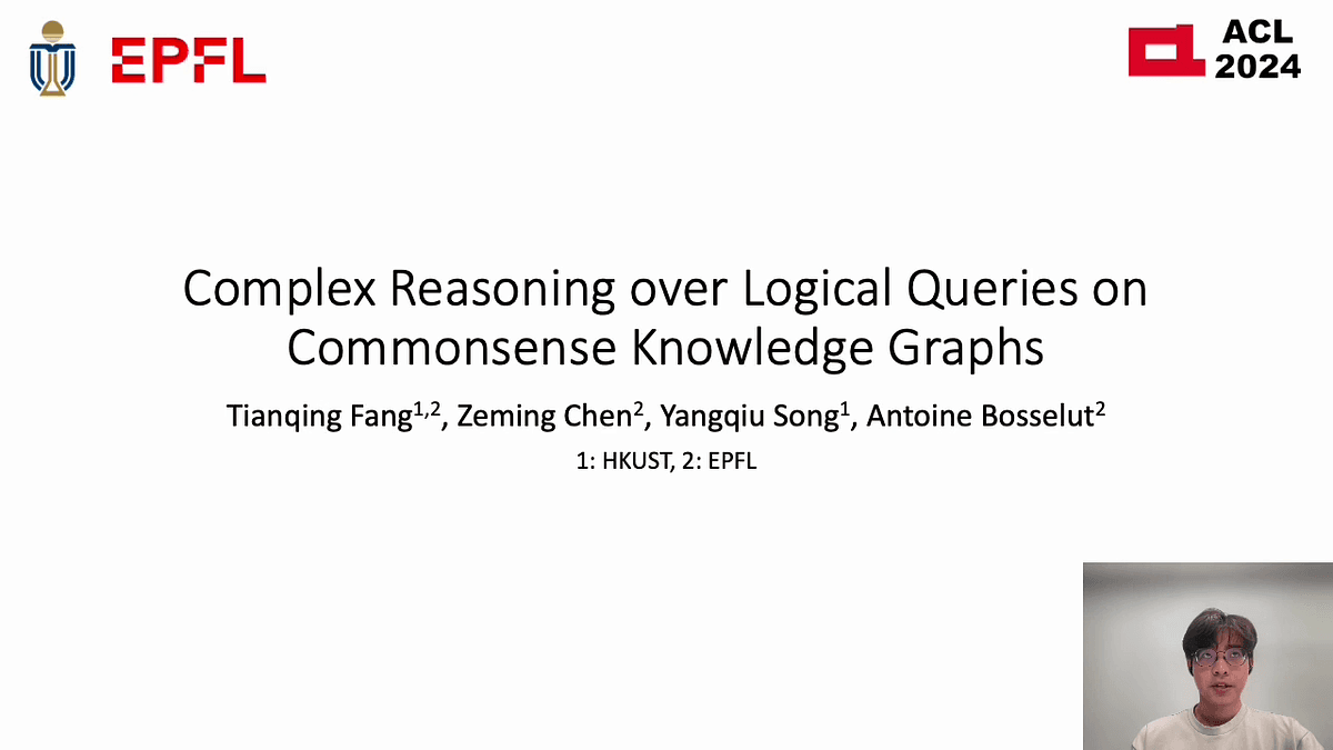 Underline | Complex Reasoning over Logical Queries on Commonsense Knowledge Graphs