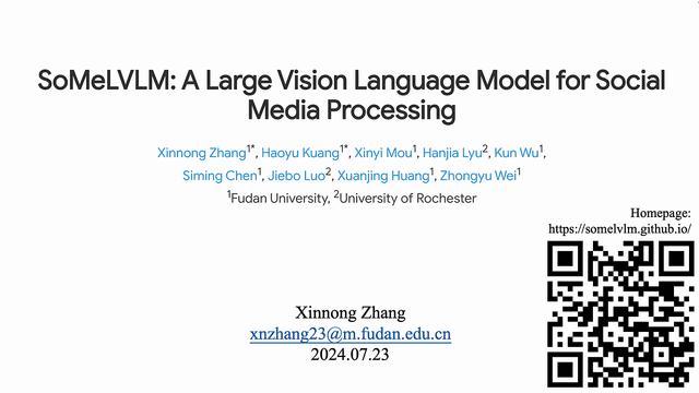 SoMeLVLM: A Large Vision Language Model for Social Media Processing ...