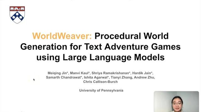 WorldWeaver: Procedural World Generation for Text Adventure Games using ...
