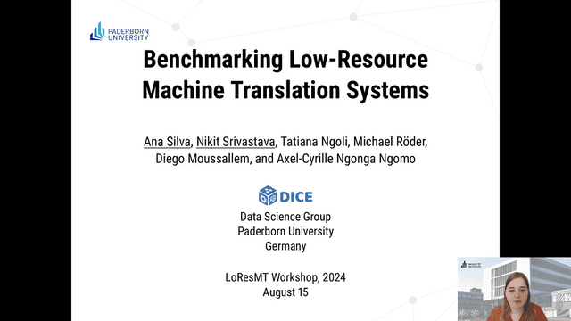 Underline | Benchmarking of Low-Resource Machine Translation Systems