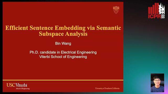 Underline Efficient Sentence Embedding Via Semantic Subspace Analysis