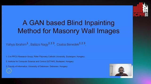 A GAN based Blind Inpainting Method for Masonry Wall Images | Underline