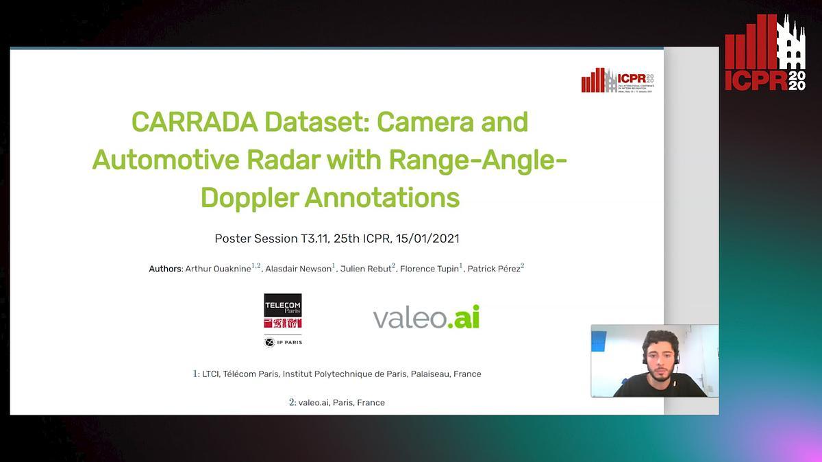 Underline | CARRADA Dataset: Camera and Automotive Radar with Range ...