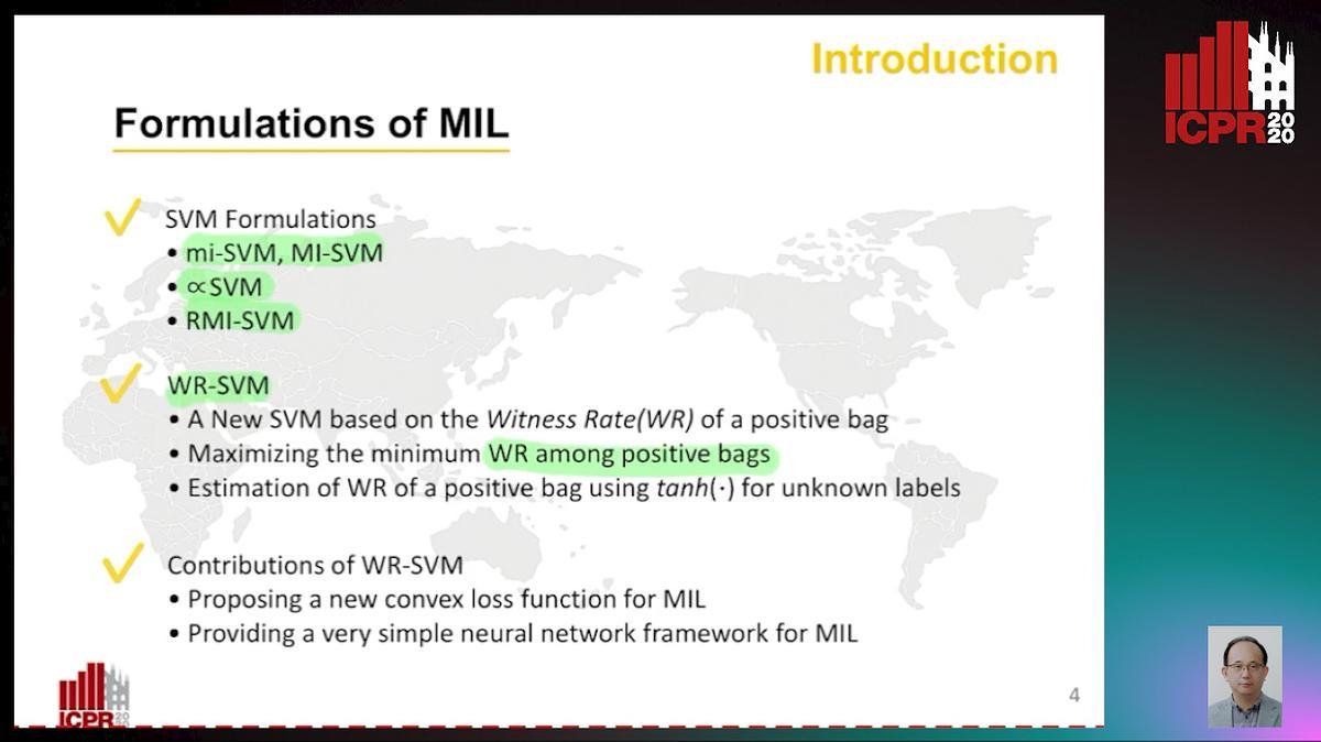 Underline | A New Convex Loss Function For Multiple Instance Support Vector Machines