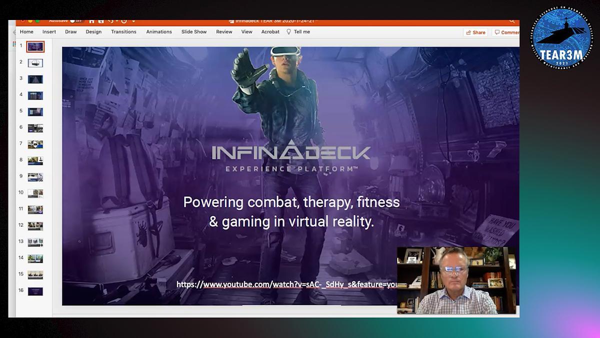 The many military use cases for natural walking in VR using an ...