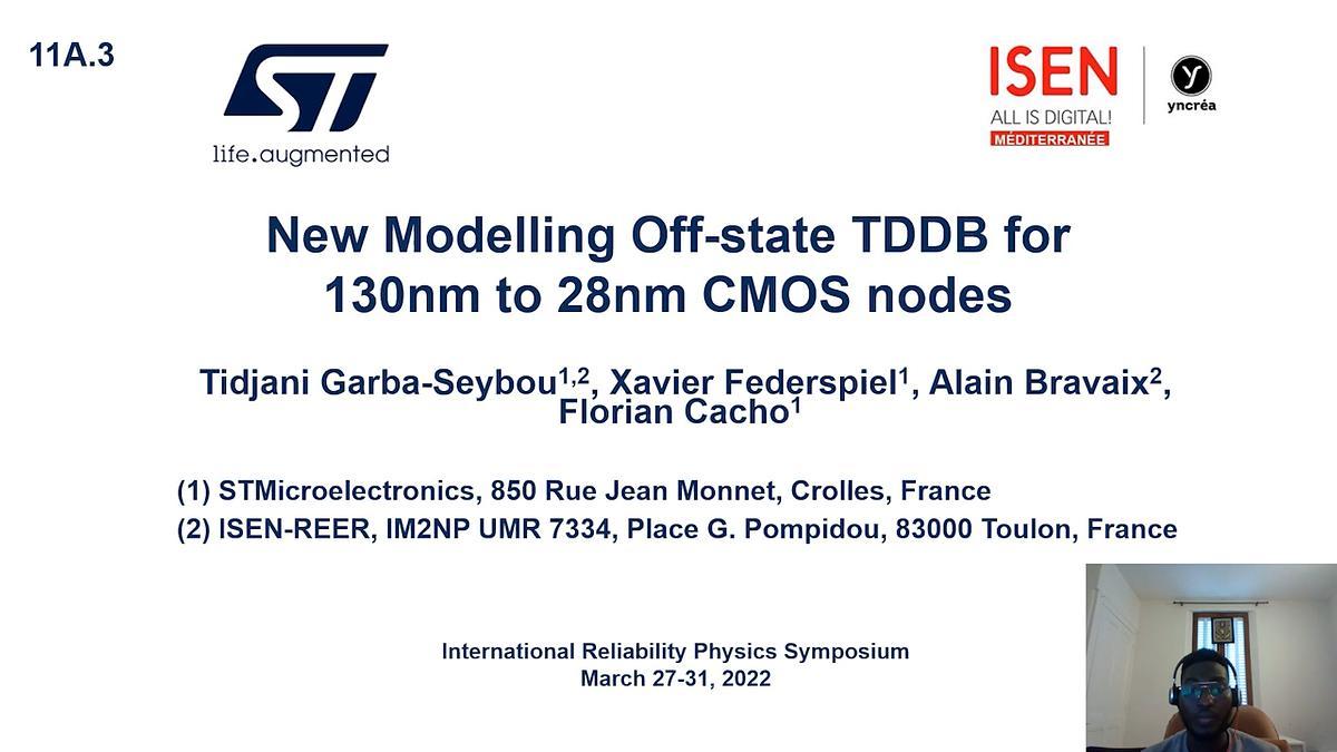 Underline | New Modelling Off-state TDDB for 130nm to 28nm CMOS nodes