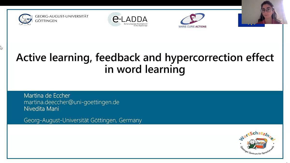 Underline | Active learning, feedback and hypercorrection effect in word learning