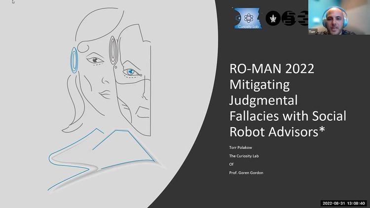 Underline | Mitigating Judgmental Fallacies with Social Robot Advisors