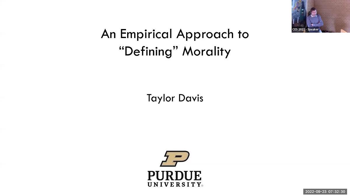 An Empirical Approach to Identifying the Moral Domain | Underline