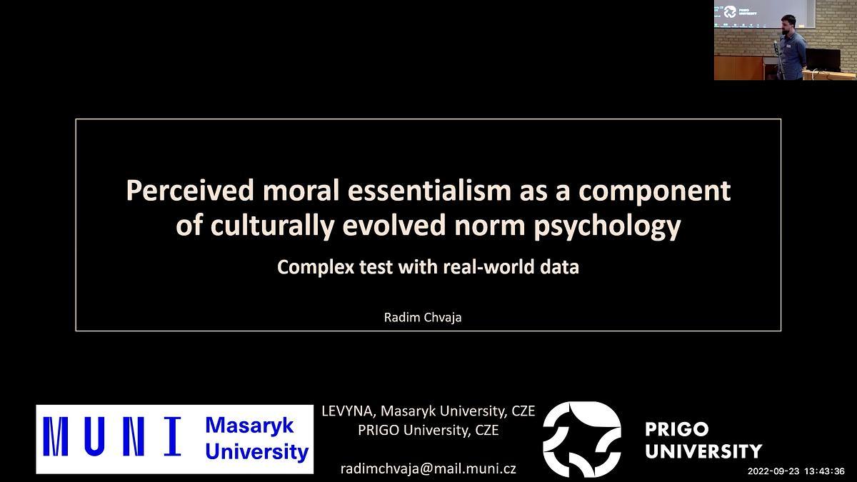 Underline | Moral absolutism as a component of norm psychology: The ...