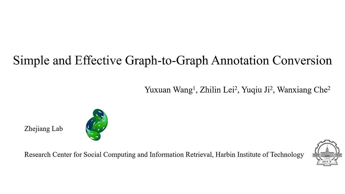 Simple and Effective Graph-to-Graph Annotation Conversion | Underline
