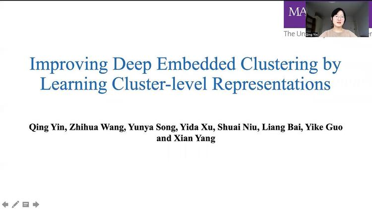 Underline Improving Deep Embedded Clustering Via Learning Cluster Level Representations