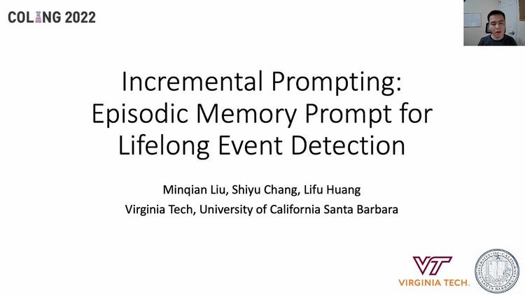 Underline | Incremental Prompting: Episodic Memory Prompt for Lifelong Event Detection