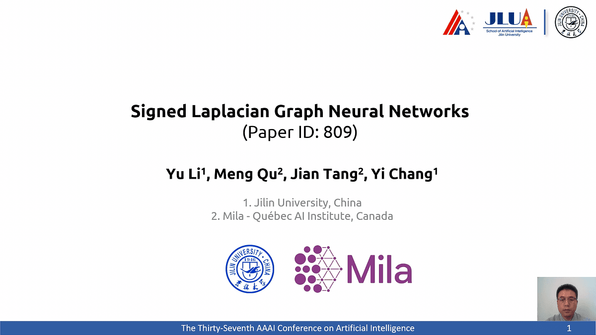 Underline | Signed Laplacian Graph Neural Networks