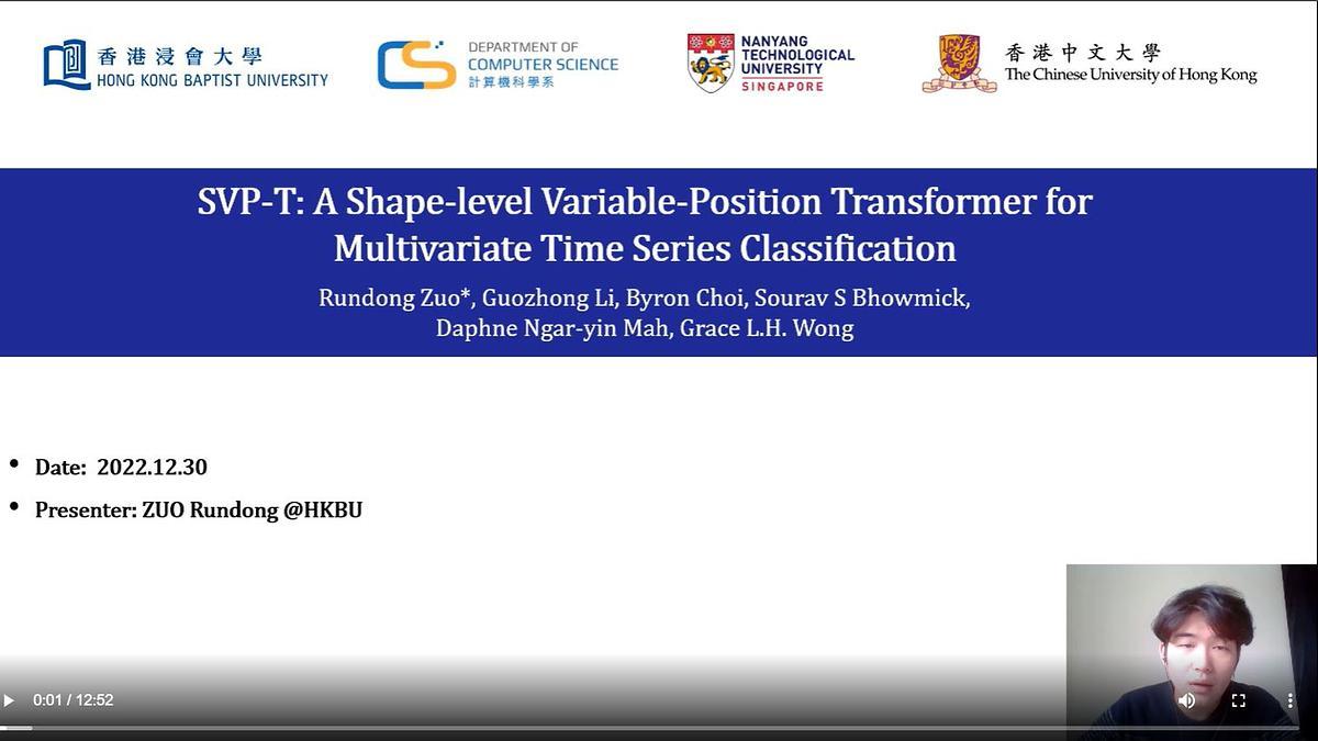 Underline | SVP-T: A Shape-Level Variable-Position Transformer for Multivariate Time Series ...