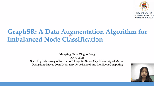 Underline | GraphSR: A Data Augmentation Algorithm for Imbalanced Node Classification