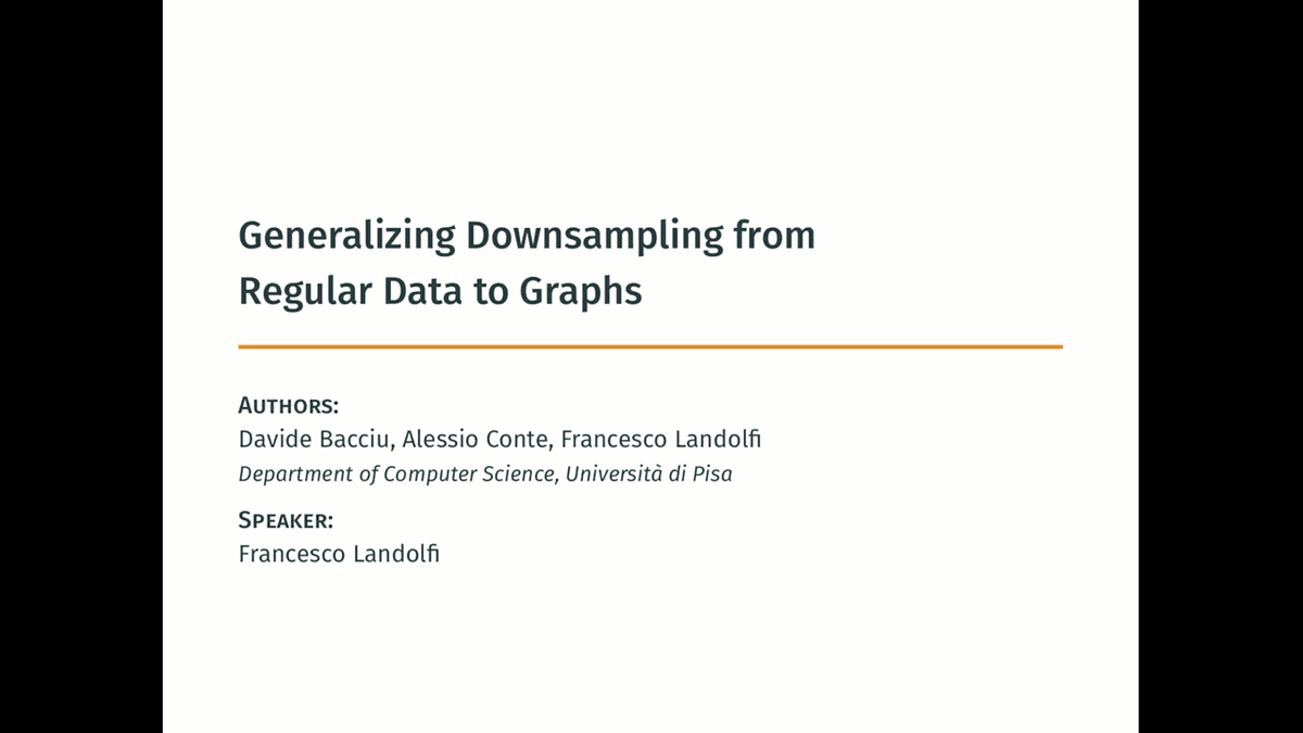 Underline Generalizing Downsampling From Regular Data To Graphs 