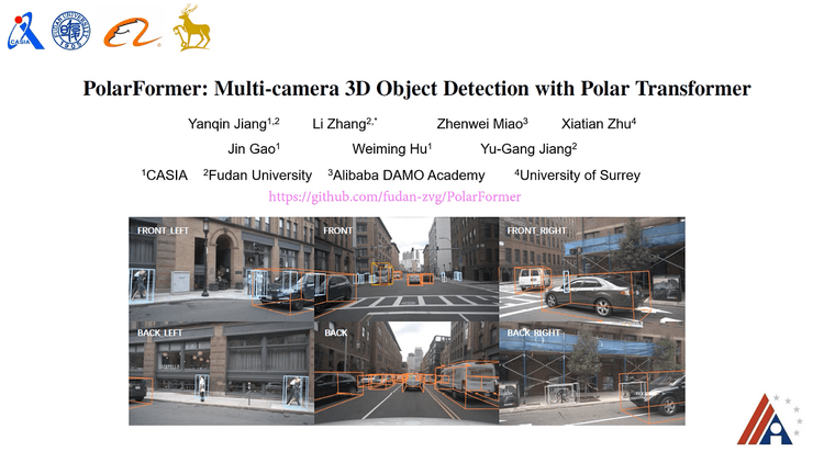 Underline | PolarFormer: Multi-camera 3D Object Detection with Polar Transformer