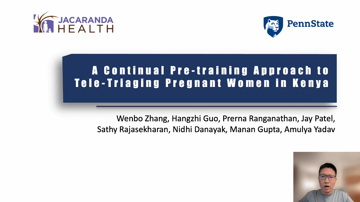 Underline | A Continual Pre-training Approach to Tele-Triaging Pregnant ...