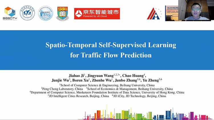Underline | Spatio-Temporal Self-Supervised Learning for Traffic Flow Prediction