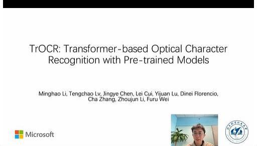 Underline | TrOCR: Transformer-based Optical Character Recognition with ...