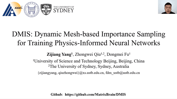 Underline | DMIS: Dynamic Mesh-based Importance Sampling for Training Physics-Informed Neural ...