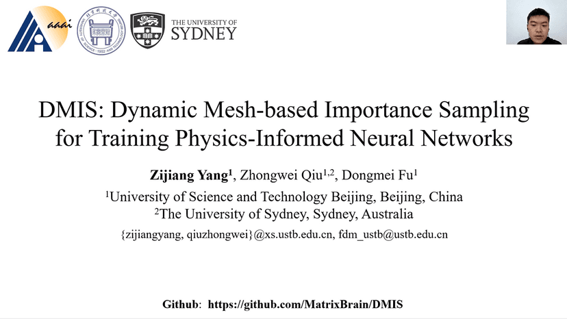 Underline | DMIS: Dynamic Mesh-based Importance Sampling for Training Physics-Informed Neural ...