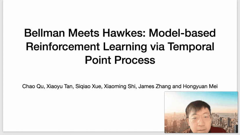 Underline Bellman Meets Hawkes Model Based Reinforcement Learning Via Temporal Point Processes