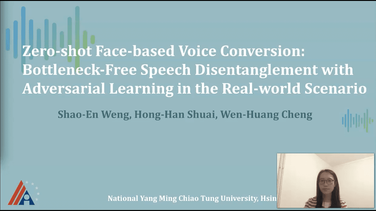 Underline | Zero-shot Face-based Voice Conversion: Bottleneck-Free Speech Disentanglement in the ...