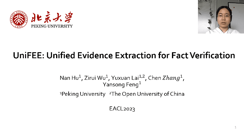 UnifEE: Unified Evidence Extraction for Fact Verification | Underline