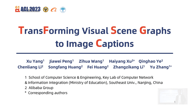 Transforming Visual Scene Graphs to Image Captions | Underline