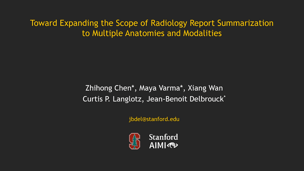 Underline Toward Expanding The Scope Of Radiology Report Summarization To Multiple Anatomies