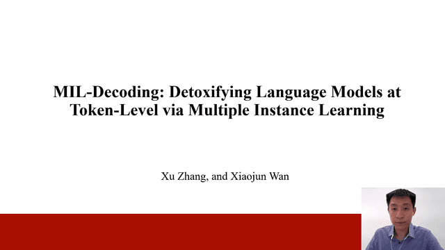 Underline Mil Decoding Detoxifying Language Models At Token Level Via Multiple Instance Learning