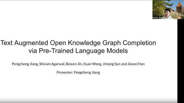 Underline Text Augmented Open Knowledge Graph Completion Via Pre Trained Language Models