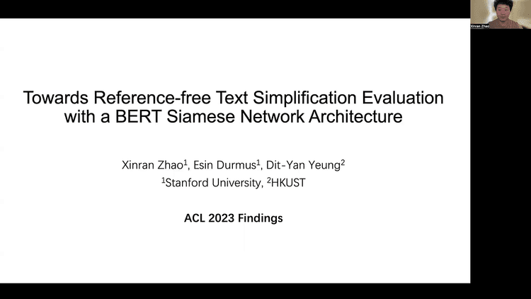 Towards Reference-free Text Simplification Evaluation with a BERT ...