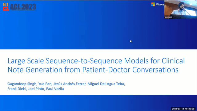 Underline | Large Scale Sequence-to-Sequence Models for Clinical Note Generation from Patient ...