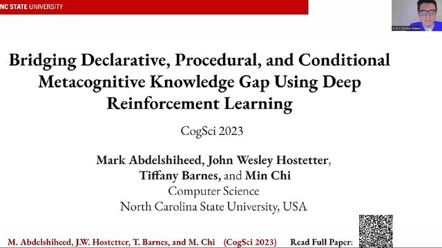 Bridging Declarative, Procedural, and Conditional Knowledge Gap Using ...