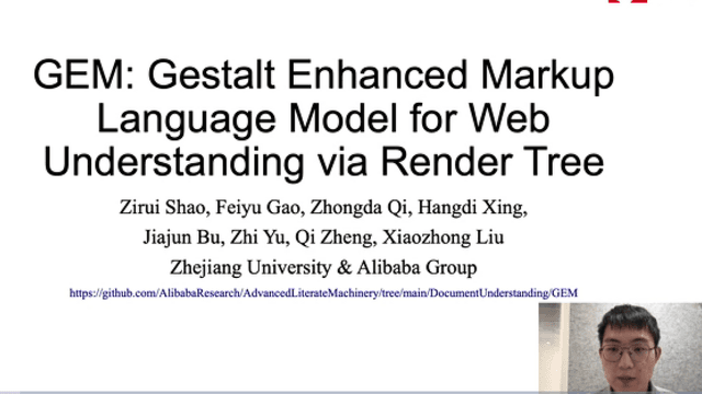 Underline | GEM: Gestalt Enhanced Markup Language Model for Web ...