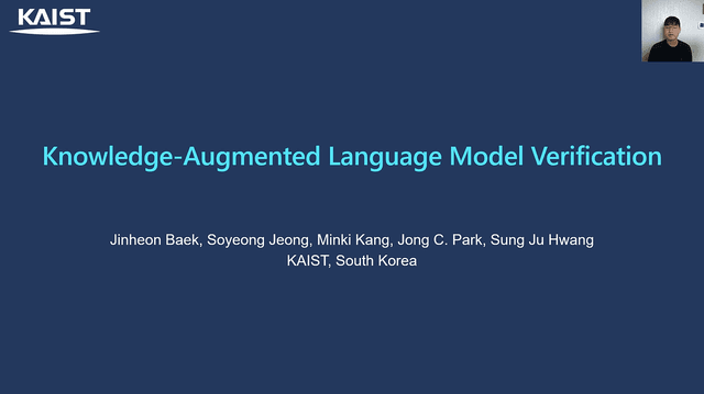 Knowledge-Augmented Language Model Verification | Underline